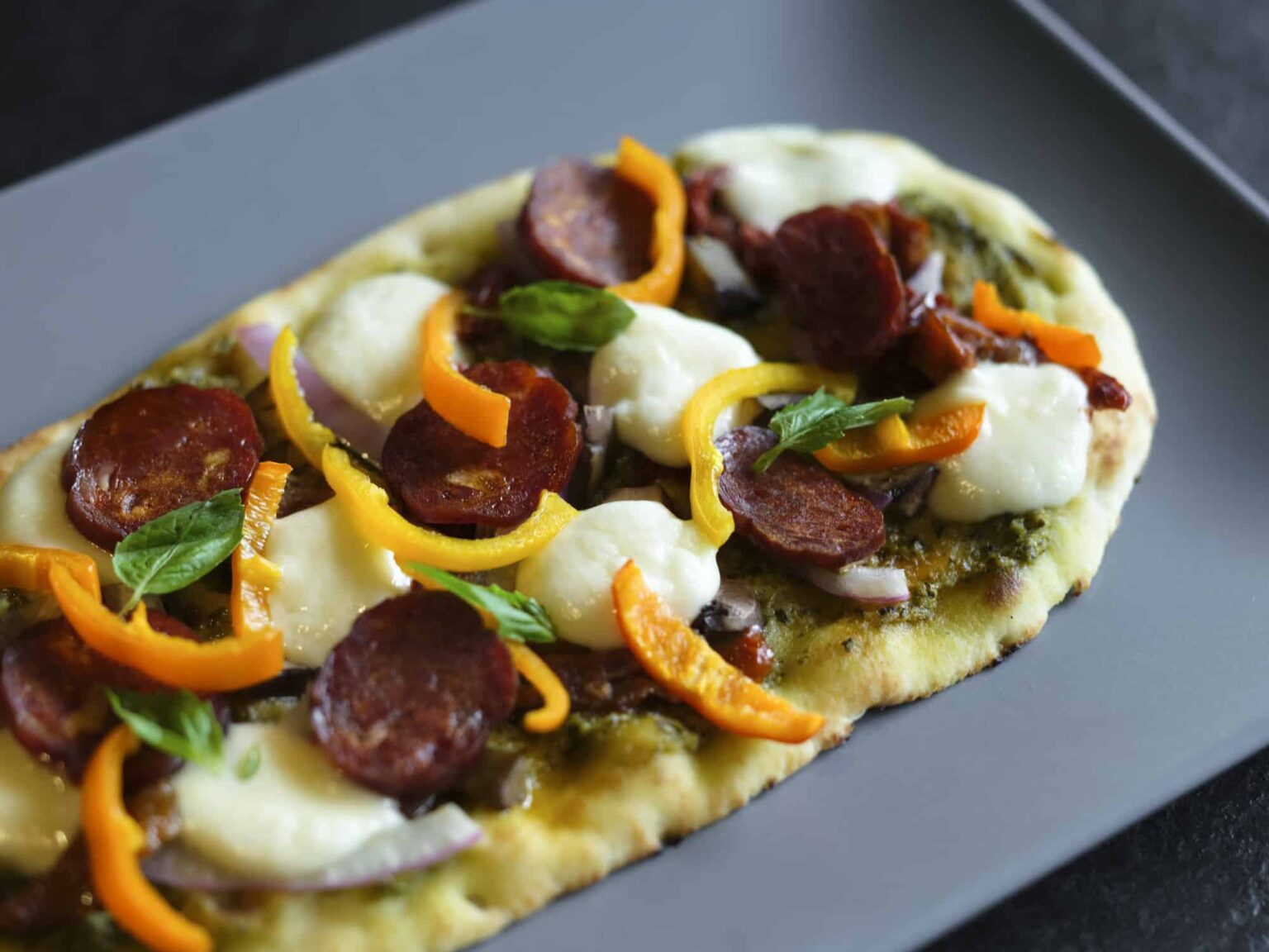 Stawnichy's Ukrainian Sausage - Chorizo Flatbread PizzasStawnichy's ...